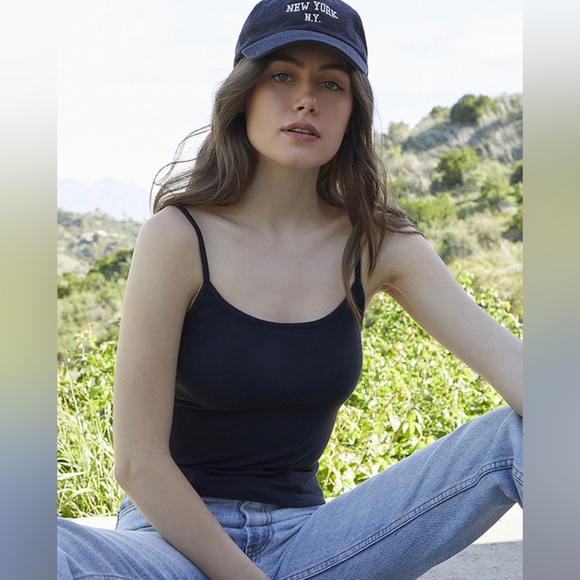 Brandy Melville | Tops | Brandy Melville Basic Black Tank | Poshmark